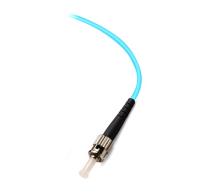China Fiber Optic Patch Cord/ST/UPC-ST/UPC Multimode OM3/ Simplex/3.0mm/ LSZH/PVC/ Aqua for sale