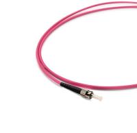 China Fiber Optic Patch Cord/ST/UPC-ST/UPC Multimode OM4/ Simplex/3.0mm/ LSZH/PVC/ Violet for sale