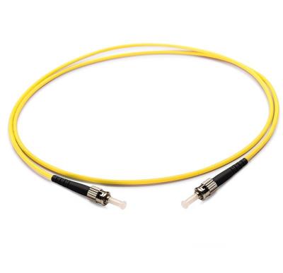 China Fiber Optic Patch Cord/ST/UPC-ST/UPC Singlemode G652D/ Simplex/3.0mm/ LSZH/PVC/ Violet for sale