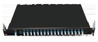 China LGX Box CWDM DWDM 16ch Multiplexer Demultiplexer With Monitor Port for sale