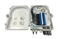 China Outdoor 24C SC LC Fiber Optic Distribution Box With Pigtails Adapter for sale