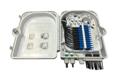 China Outdoor 24C SC LC Fiber Optic Distribution Box With Pigtails Adapter for sale