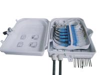 China Outdoor 24C SC LC Fiber Optic Distribution Box With Pigtails Adapter for sale