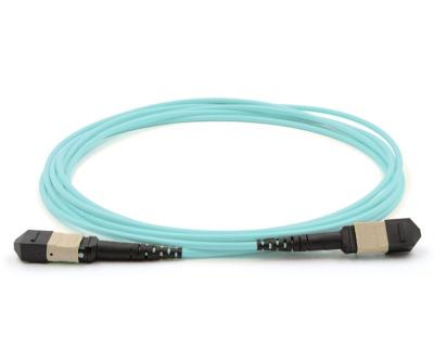 China MPO- MPO Patch Cable 12 core Fiber Cable MTP- MTP OM3 OM4 Multimode for Data center for sale