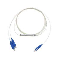 China Waterproof SC LC Fiber Optic Spliter 1x2 Single Mode Mini Tube Type for sale
