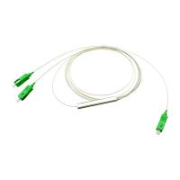 China Waterproof SC LC Fiber Optic Spliter 1x2 Single Mode Mini Tube Type for sale