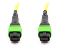 China MTP 24 Strand Single Mode Fiber Cable , Male To Female Optical Breakout Cable for sale