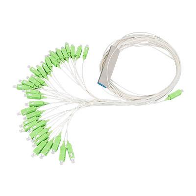 China SC LC PLC 1*32 Fiber Optic Internet Splitter Mini Tube Type for sale