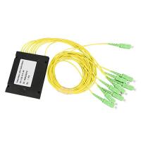 China Customized ABC Box 1x8 PLC Splitter SC / LC , FC / ST For FTTH for sale