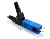 China SC Embedded Fast Connector Fiber Optic , Upc Fiber Connector for sale