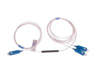 China White Fiber Optic Fbt Splitter , XDK G625D Plc Splitter 1x8 for sale