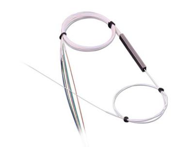 China FTTX Fiber Optic Spliter With Steel Tube Multi Channel Output for sale