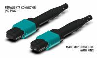 China MTP MPO OM3 100gb Fiber Cable 24 Fiber Multimode For Data Center Network for sale