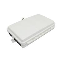 China FTTH Indoor 4 core fiber optic distribution box ABS 1x4 mini Fiber splitter for sale