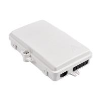 China FTTH Indoor 4 core fiber optic distribution box ABS 1x4 mini Fiber splitter for sale