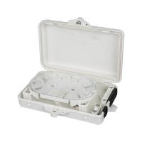 China FTTH Indoor 4 core fiber optic distribution box ABS 1x4 mini Fiber splitter for sale