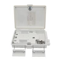 China ABS SC Simplex 12 Port Fiber Termination Box , FAT Fiber Splicing Box for sale
