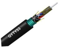 China FTTX FTTH Stranded Loose Tube , LSZH GYFTY Fiber Optic Cable with Water Blocking for sale
