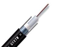 China Black Outdoor FTTX Cable Light Armored GYXTW Water Blocking for sale