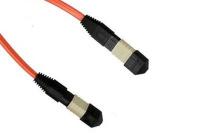 China 12 core fiber optic cable 50/125 OM2 Multimode Plenum MTP/MPO Fiber Patch Cable for sale