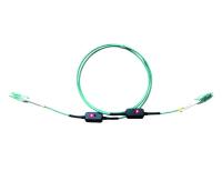 China LC Tracer Light Duplex Fiber Jumper , XDK Ftth Patch Cord for sale