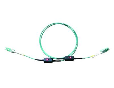 China LC Tracer Light Duplex Fiber Jumper , XDK Ftth Patch Cord for sale