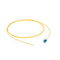 China 0.9mm Simplex Fiber Optic Pigtails FC/APC Or MTRJ Connectors/LSZH/Yellow for sale