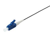 China LC PC OS2 1.0M Fiber Optic Pigtails Singlemode / Multimode/ LSZH/Blue/FTTH for sale