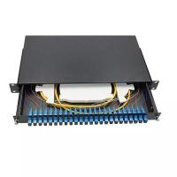China Sliding Multimode Patch Panel , 1U FC Mpo Cassette Patch Panel for sale