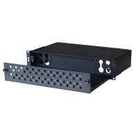China 48 Port FC Single Mode Patch Panel , 2U Fiber Enclosure Rack Mount for sale