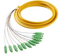 China 12 Cores Mini Breakout Fiber Optic Pigtails For Sc Connector for sale