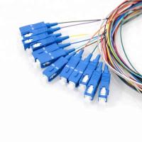 China 1.5M Simplex Fiber Optic Pigtails SC Connectors For Network for sale