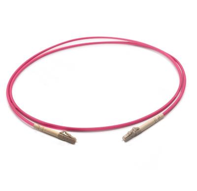 China 3.0mm LSZH Multimode Om4 Fiber Optic Cable Simplex Lc Upc To Lc Upc for sale