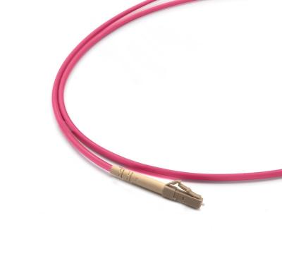 China Om3 12 Fibers MPO-LC Fiber Optic Patch Cord for sale