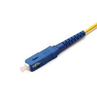China 10m SC - SC Single Mode Fiber Patch Cord 9/125um For Network Solution for sale