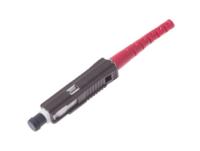 China ISO9001 MU Fiber Optic Connector Plastic Or Metal Housing for sale