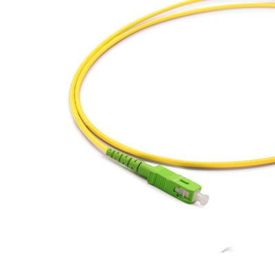 China fiber optic cable armored patch cord sc-sc upc single mode for sale