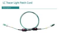 China Home Tracer Light FTTH LC Patch Cord With LED Light Emitting Device And Conductor for sale