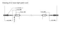 China Home Tracer Light FTTH LC Patch Cord With LED Light Emitting Device And Conductor for sale