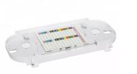China Stackable ABS 24 Core 12 Fiber Optic Splice Tray For FTTH for sale