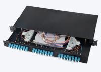 China XDK Network 1U Fixed 24 Port Fiber Patch Panel for sale