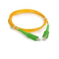 China Custom FTTH LC SC Fiber Optic Patch Cord With PVC LSZH Jacket for sale