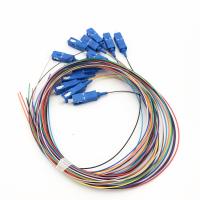 China LSZH SC 12 Color Code Fiber Optic Pigtails For FTTH And CATV for sale