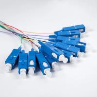 China LSZH SC 12 Color Code Fiber Optic Pigtails For FTTH And CATV for sale