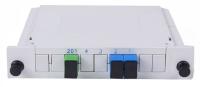 China 1x2 1x4 1x8 1x16 1x32 PVC Block Less Fiber Optic PLC Splitter For FTTH for sale