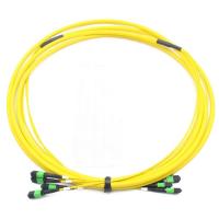 China MPO / MTP Connector SM 48 Fiber Optic Patch Cord for sale