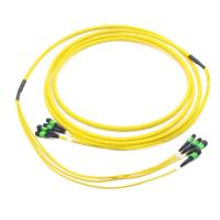 China MPO / MTP Connector SM 48 Fiber Optic Patch Cord for sale