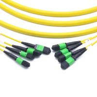 China MPO / MTP Connector SM 48 Fiber Optic Patch Cord for sale