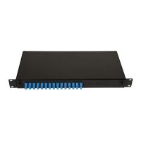 China Rack Mount 12 - 24 Core SC / FC / ST / LC ODF Patch Panel for sale