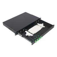 China 12 Port 4 Core Drawer Type ODF Optical Distribution Box And Patch Panel for sale